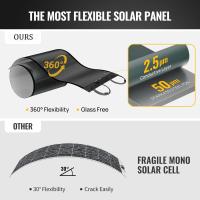 China 100W Amorphous Solar Monocrystalline Panels CIGS Thin Film Lightweight for sale