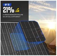 China 160W Foldable Solar Blanket BIPV Solar Panels Monocrystalline Lightweight for sale
