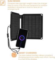 China Portable Monocrystalline Solar Cell Emergency ETFE Solar Panel Chargers 10W 5V for sale