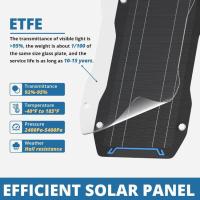 China Waterproof 30 Watt Flexible Solar Panel Car Battery Charger Portable for sale