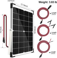 China 25W Solar Battery Trickle Charger Maintainer 12V For Car Motorcycle for sale