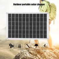 China Lightweight Portable Solar Panel Monocrystalline Cell 100W 12/24V USB Output for sale