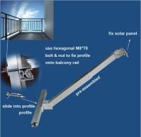 China Adjustable Tilt Solar Panel Accessories Mounting Brackets Stainless Steel for sale