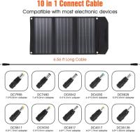 China 30W Foldable Portable Solar Panel Charger Kit For Outdoor Camping for sale