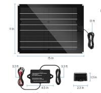China FTBM15 Solar Panel Kit Built-in  MPPT Charge Controller Waterproof with black for sale