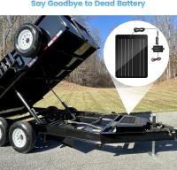 China Trickle Solar Car Battery Maintainer Charger For RV 15W 12V for sale