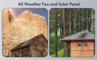 China FTBM22 Solar Powered Fan, Solar Fan Kit with 22W Solar Panel IP67 Waterproof for sale