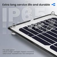 China 10W 12V Magnetic Solar Battery Charger Trickle Maintainer Waterproof For Boat for sale