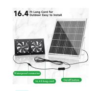 China FTB20  Outdoor Solar Panel Kit Powered Exhaust Fan For Chicken Coop IP65 Waterproof for sale