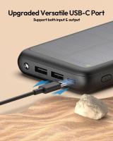 China USB C Portable Solar Charger 27000mAh For Cell Phone Tablet ODM for sale