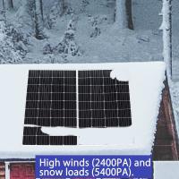 China 12V 24V Mono PV Rigid Solar Panel Module 300W 150W Power for sale
