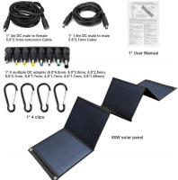 China High Efficiency Foldable Solar Panel 60W with 5V USB for Camping,Cell Phone for sale