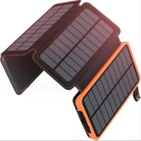 China 22.5W 27000mAh Portable Solar Charger Power Bank For mobile phone for sale