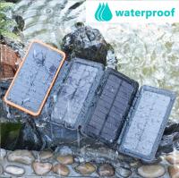 China 22.5W 27000mAh Portable Solar Charger Power Bank For mobile phone for sale
