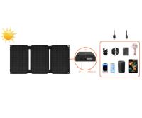 China 20W Portable Solar Panel Chargers Foldable Small Power Emergency ETFE Panels for sale