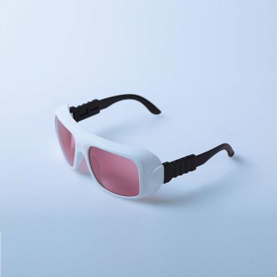 China Alexandrite Laser Safety Glasses 740-850nm OD5+ Adjustable Frame for Medical Equipment for sale