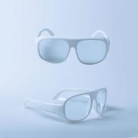 China 10600nm CO2 Laser Safety Goggles OD6+ White Frame 52 OEM ODM for sale