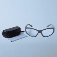 China CO2 Laser Safety Goggles OD6+ 10600nm Polycarbonate Frame 55 CE EN207 for sale