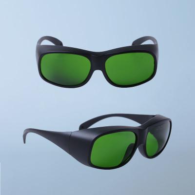 China Optical Density Fiber Laser Safety Glasses ND YAG 800nm 1700nm OD4+ for sale