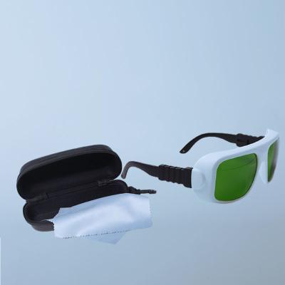 China Fiber Laser Safety Glasses 800-1700nm OD4+ ND YAG Black Frame 33 for sale