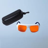 China CE EN207 200-540nm Red Laser Protection Glasses OD5+ for Excimer Ultraviolet Argon KTP for sale
