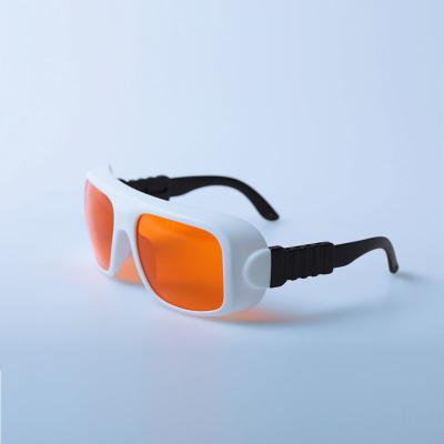 China CE EN207 200-540nm Red Laser Protection Glasses OD5+ for Excimer Ultraviolet Argon KTP for sale