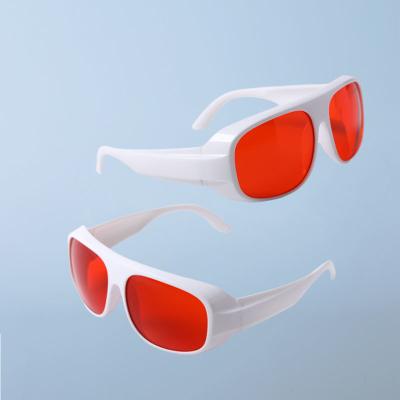 China CE EN207 UV Laser Protection Glasses 266nm 355nm 405nm OD7+ 200-540nm for sale