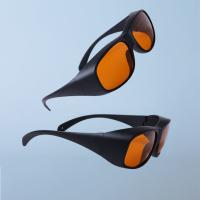 China 2 Line YAG and KTP Laser Safety Glasses 532nm 1064nm OD6+ White Frame 52 for sale
