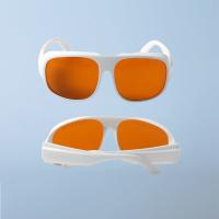 China 2 Line YAG and KTP Laser Safety Glasses 532nm 1064nm OD6+ White Frame 52 for sale
