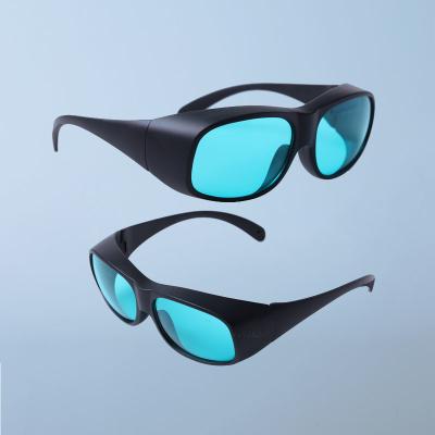 China 600-700nm OD4+ Laser Safety Glasses for Red Laser Diode Cutting Engraving 50% Transmittance for sale