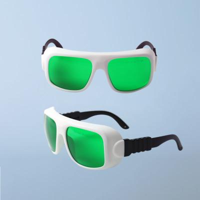 China Protective 635nm 650nm 694nm Laser Safety Glasses CE EN207 OD4+ 600-700nm for sale