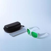 China White Frame 52 Laser Safety Goggles OD6+ 600-700nm Polycarbonate for Red Ruby Lasers for sale