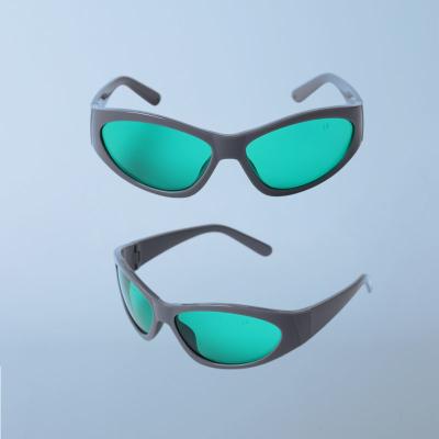 China 800nm 830nm Diode Red Laser Safety Glasses 635nm Polycarbonate OD5+ Protection for sale