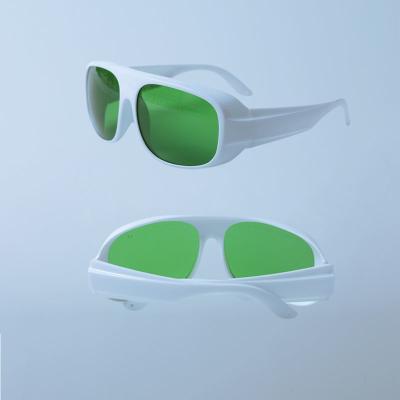 China White Frame 52 IR Safety Glasses for Red Lasers 808nm Diodes OD5+ CE EN207 for sale