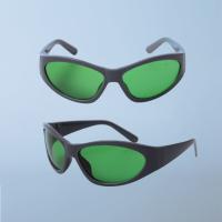 China 635nm 808nm 980nm Laser Safety Glasses OD5+ White Frame 55 for Red Diodes for sale