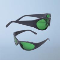 China 635nm 808nm 980nm Laser Safety Glasses OD5+ White Frame 55 for Red Diodes for sale
