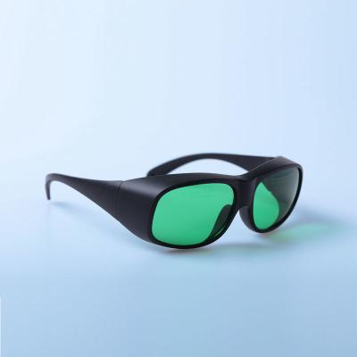 China 33 Frame Nd Yag Laser Safety Glasses 900nm 37% Transmittance Green Laser Goggles for sale