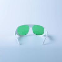 China White Frame 52 Laser Eye Protection Glasses for 905nm 980nm Diodes OD5+ 37% Transmittance for sale