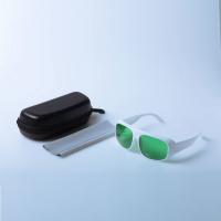 China White Frame 52 Laser Eye Protection Glasses for 905nm 980nm Diodes OD5+ 37% Transmittance for sale