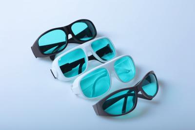China Laser Safety Goggles for Red Laser & Ruby 635nm 660nm 694nm OD4+ Polycarbonate for sale