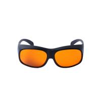 China 200-540nm Green Laser Protective Glasses Polycarbonate OD5+ CE EN207 for Excimer Argon KTP for sale