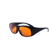 China 200-540nm Green Laser Protective Glasses Polycarbonate OD5+ CE EN207 for Excimer Argon KTP for sale