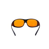 China 200-540nm Green Laser Protective Glasses Polycarbonate OD5+ CE EN207 for Excimer Argon KTP for sale