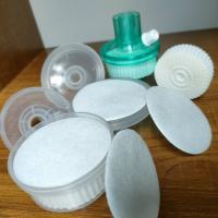 China 4-Layer Medical Breathing Filter Cotton with 99.99% VFE Efficiency, 1.0-5.0mm Height and 0.2-0.63g Weight for sale
