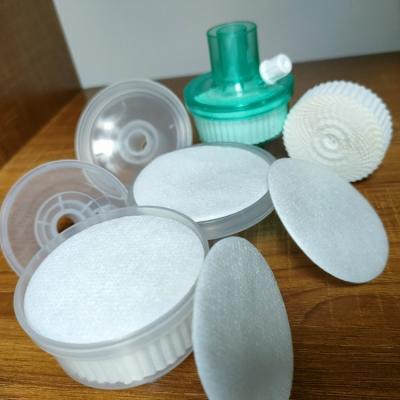 China 4-Layer Medical Breathing Filter Cotton with 99.99% VFE Efficiency, 1.0-5.0mm Height and 0.2-0.63g Weight for sale