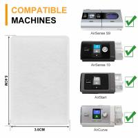 China CPAP Filter Cotton for ResMed S9 & AirSense 10 - 1.0-5.0mm Height, 0.2-0.63g Weight Medical Grade Air Filtration for sale