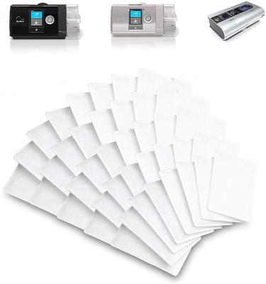 China Disposable CPAP Filters Universal for ResMed AirSense 10 AirCurve 10 S9 AirStart 2mm White for sale