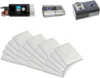 China Hypoallergenic CPAP Filters for ResMed AirSense 10 S9 5.3mm x 3.5mm 1mm Thick for sale