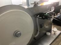 China Automatic Medical Tape HMEF Paper Winding Machine 20-200mm Length Semi-Auto Motor for sale