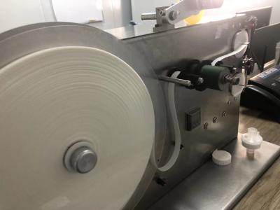 China Automatic Medical Tape HMEF Paper Winding Machine 20-200mm Length Semi-Auto Motor for sale